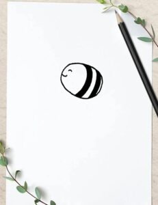 How to draw a bee in 6 fun and simple drawing stages