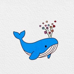 5+ easy steps on how to draw a blue whale for beginners
