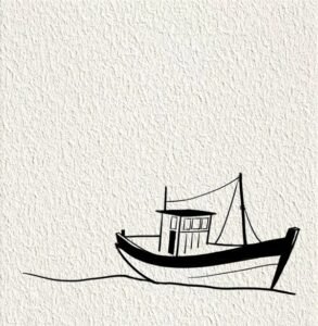 Step-by-step - How to draw a boat in just 5 minutes