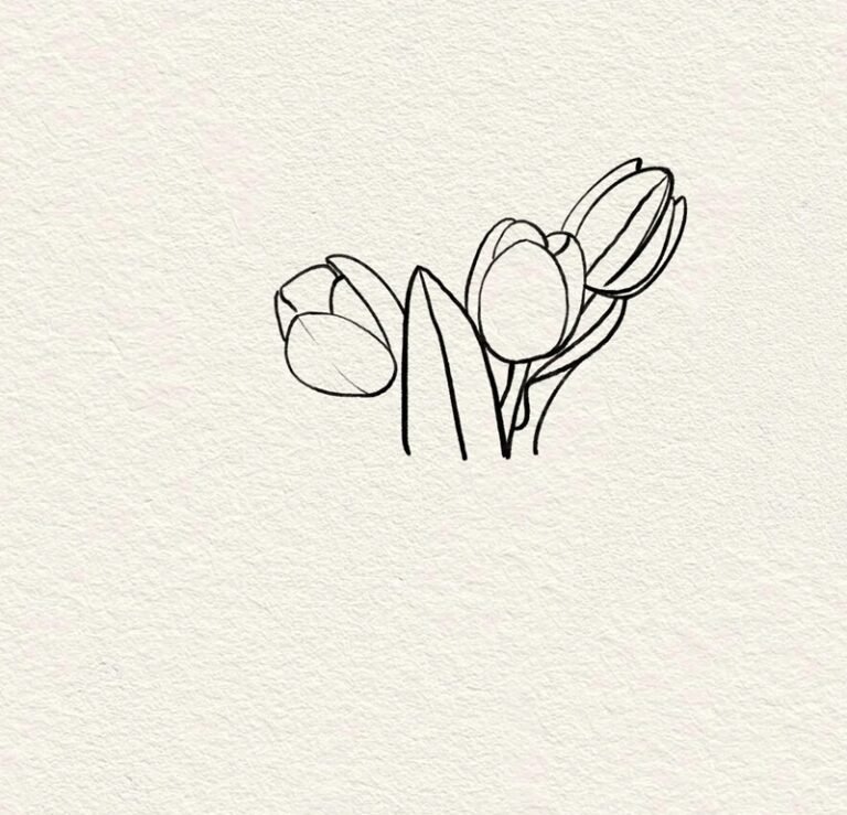 5+ easy steps on how to draw a bunch of flowers beautifully