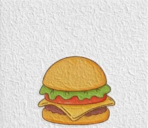 7 simple steps on how to draw a burger like a pro