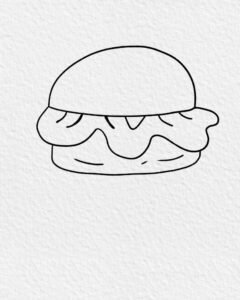 7 simple steps on how to draw a burger like a pro