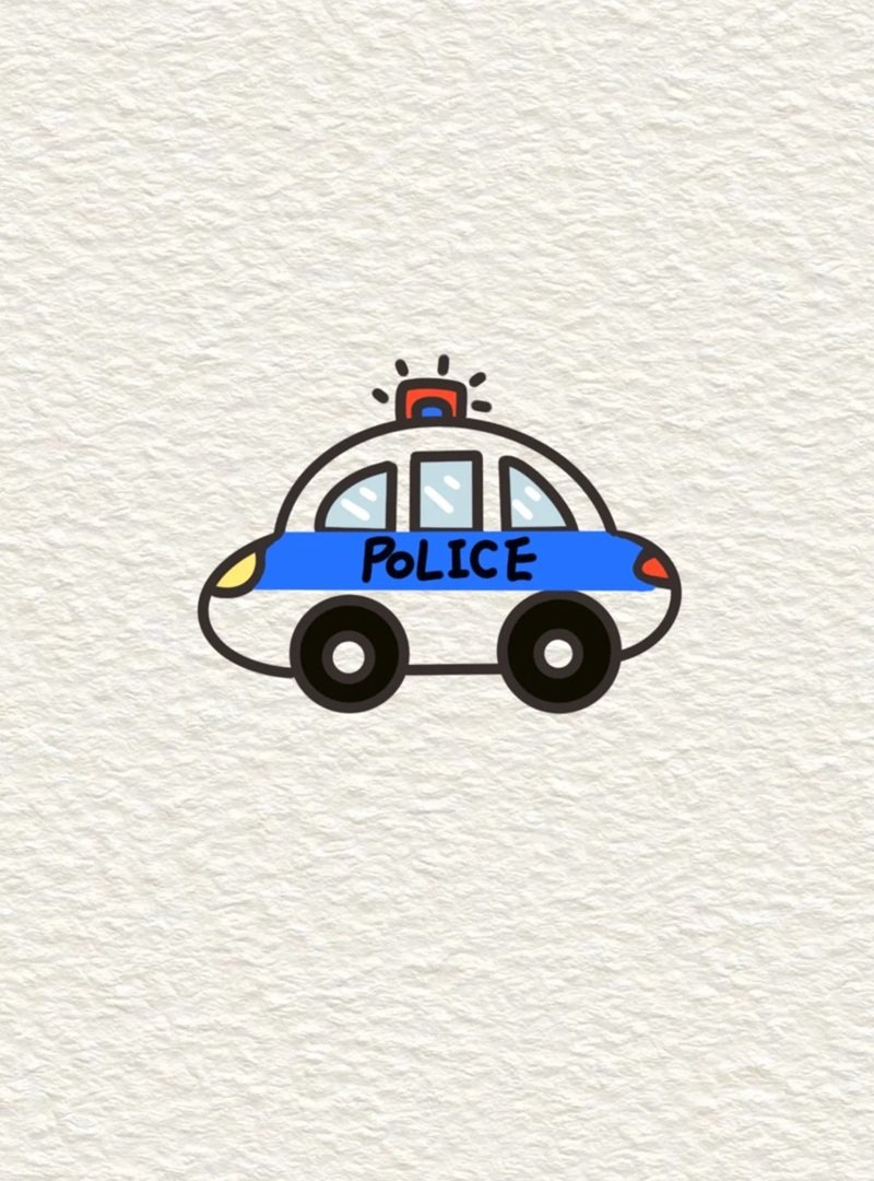6 creative ways to learn how to draw a police car