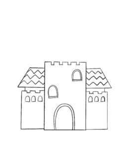 5+ easy steps on how to draw a Castle like a pro