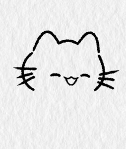 How to draw a Cat easy in 6+ simple sketching steps