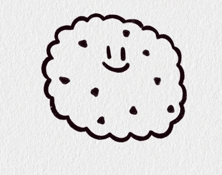 How to draw a cookie like a pro in 8+ simple steps