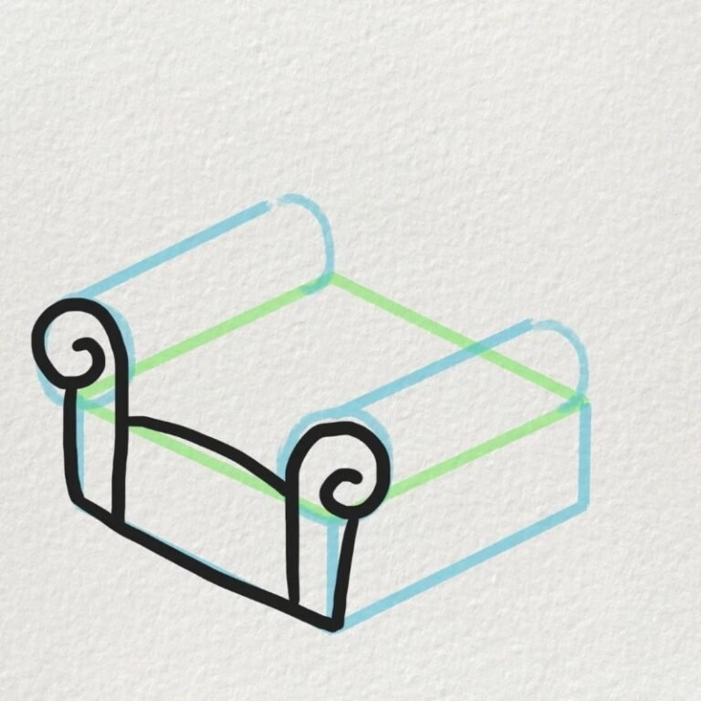 How to draw a couch: 9+ styles to try right now