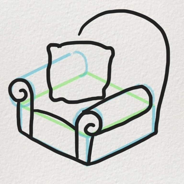 How to draw a couch: 9+ styles to try right now
