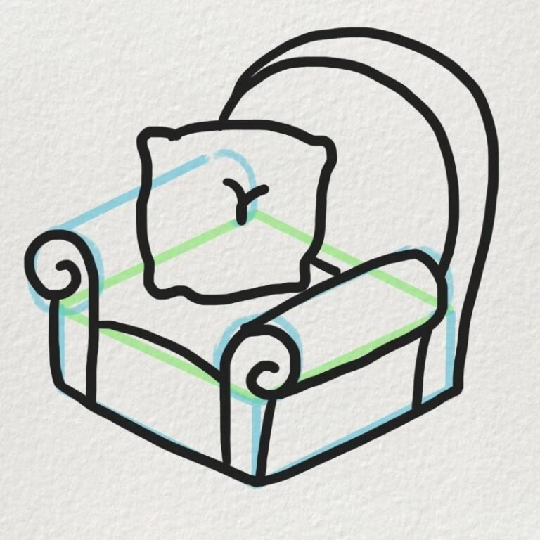How to draw a couch: 9+ styles to try right now