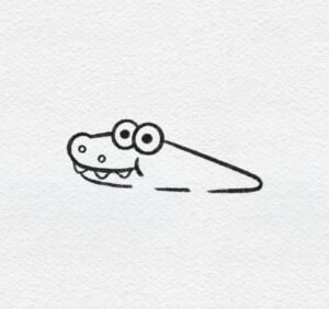 How to draw a crocodile in 6+ fun and simple drawing steps