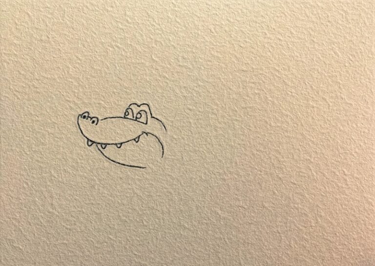 How to draw a crocodile in 6+ fun and simple drawing steps