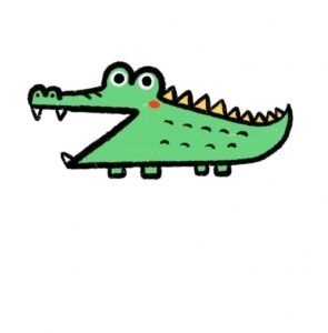How to draw a crocodile in 6+ fun and simple drawing steps