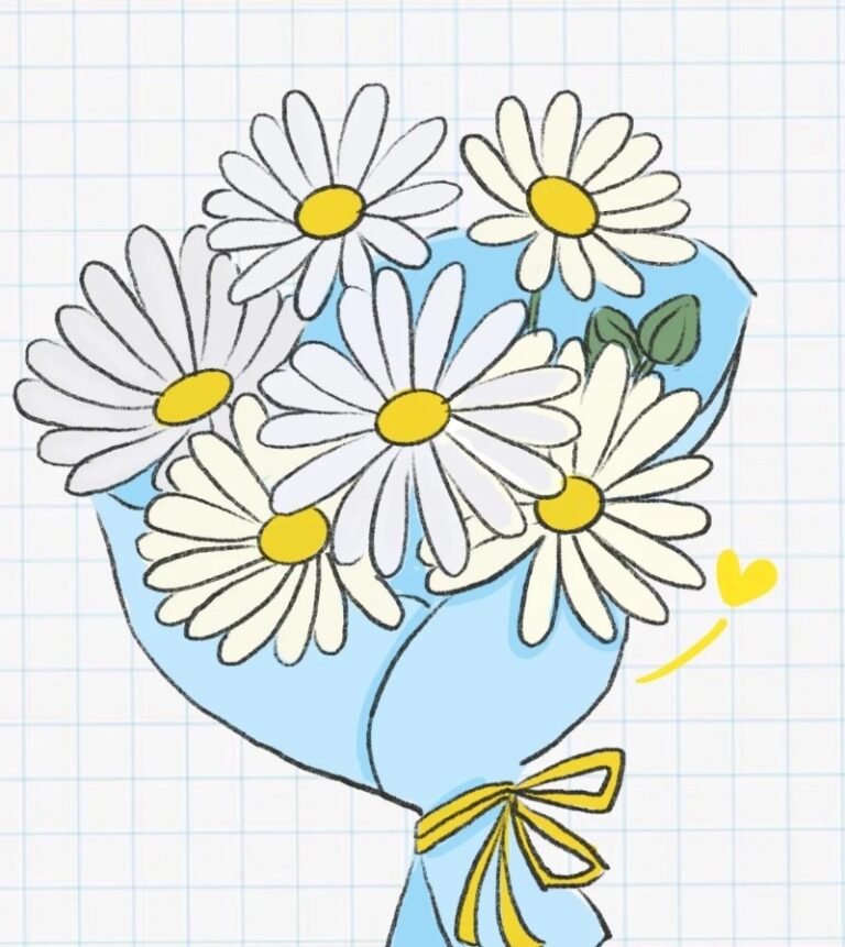8+ easy steps on how to draw a daisy like a pro
