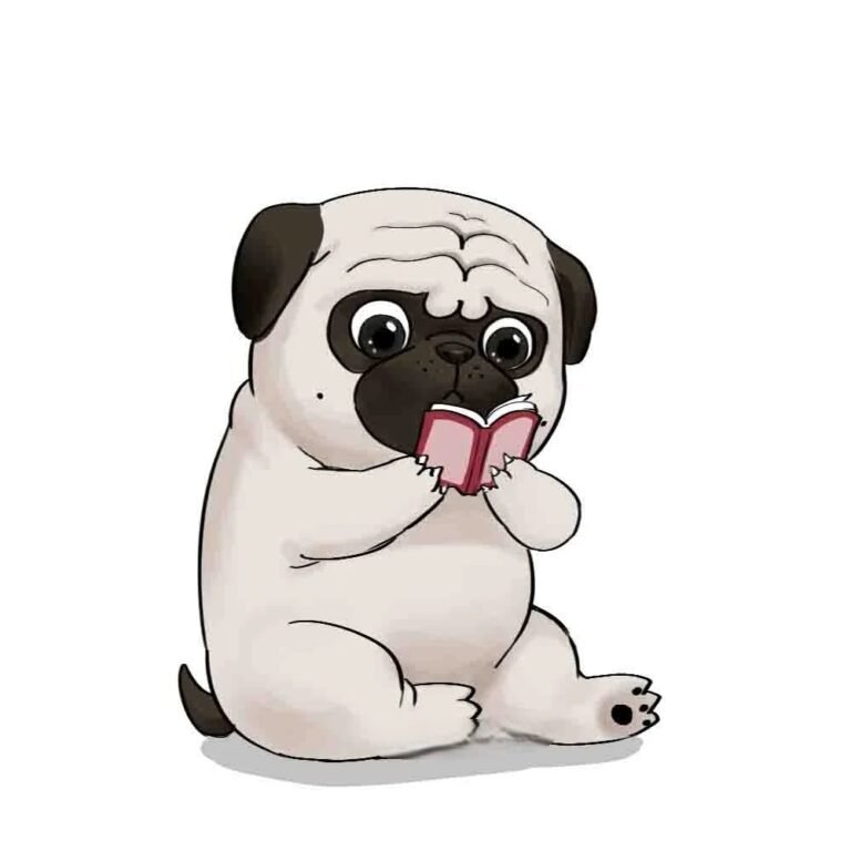 How to draw a Pug in 6 Simple and cute steps