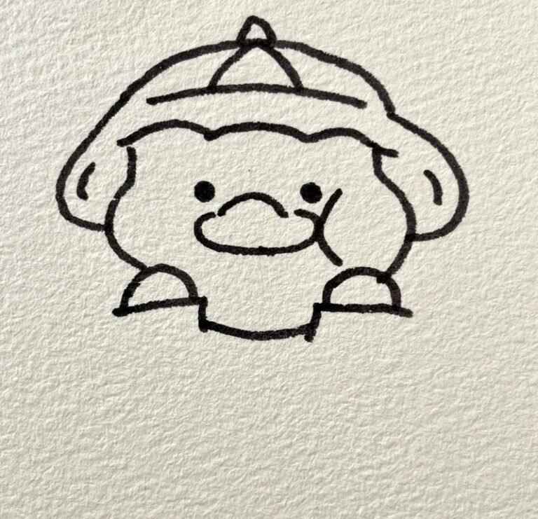 5+ simple steps on how to draw a duck easy for beginners
