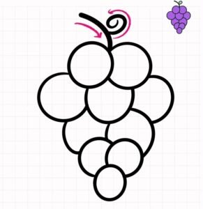 How to draw grapes in 6 creative styles that pop