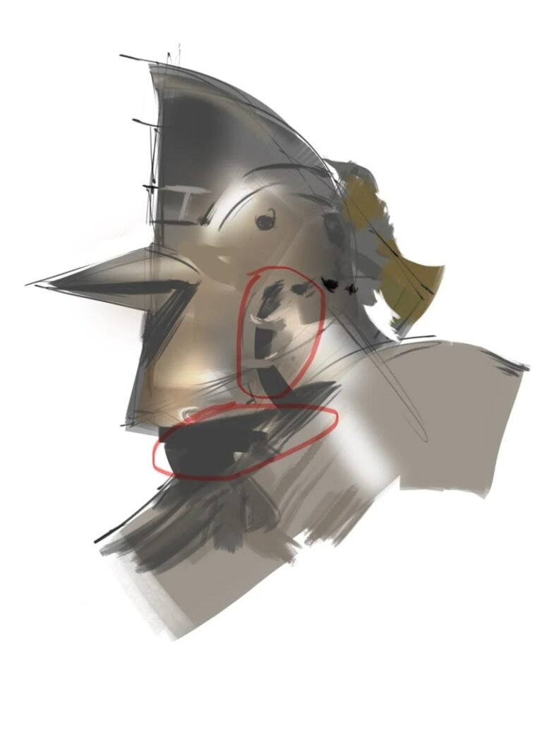 How to draw a knight in 6 detailed and fun steps