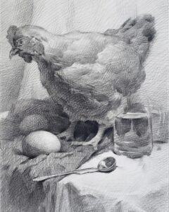How to draw a hen in 7 simple and fun sketching steps