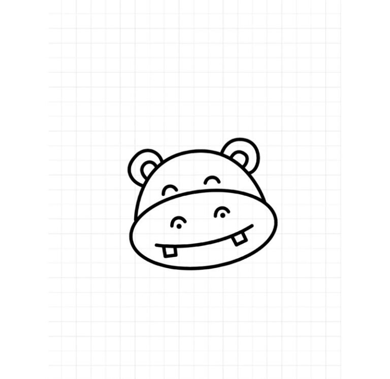 7+ tips and tricks on how to draw a Hippo like a pro