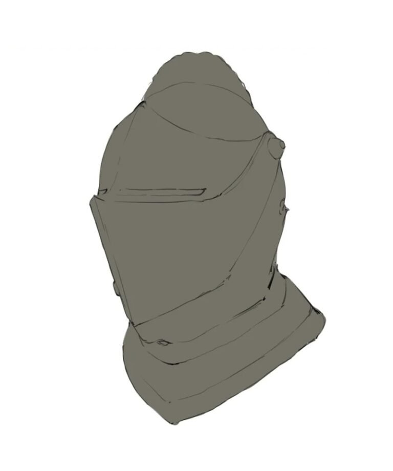 How to draw a knight in 6 detailed and fun steps