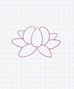 5+ easy steps on how to draw a lotus flower for beginners