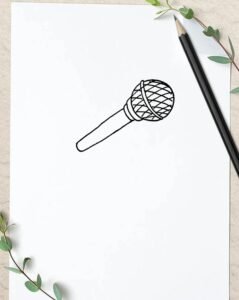 Top 8 tips on how to draw a microphone like a pro