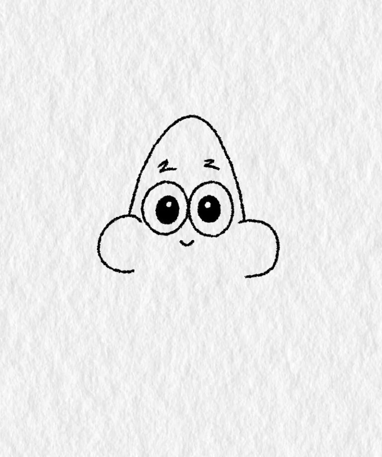 How to draw a Patrick in 7 fun and simple cartoon steps