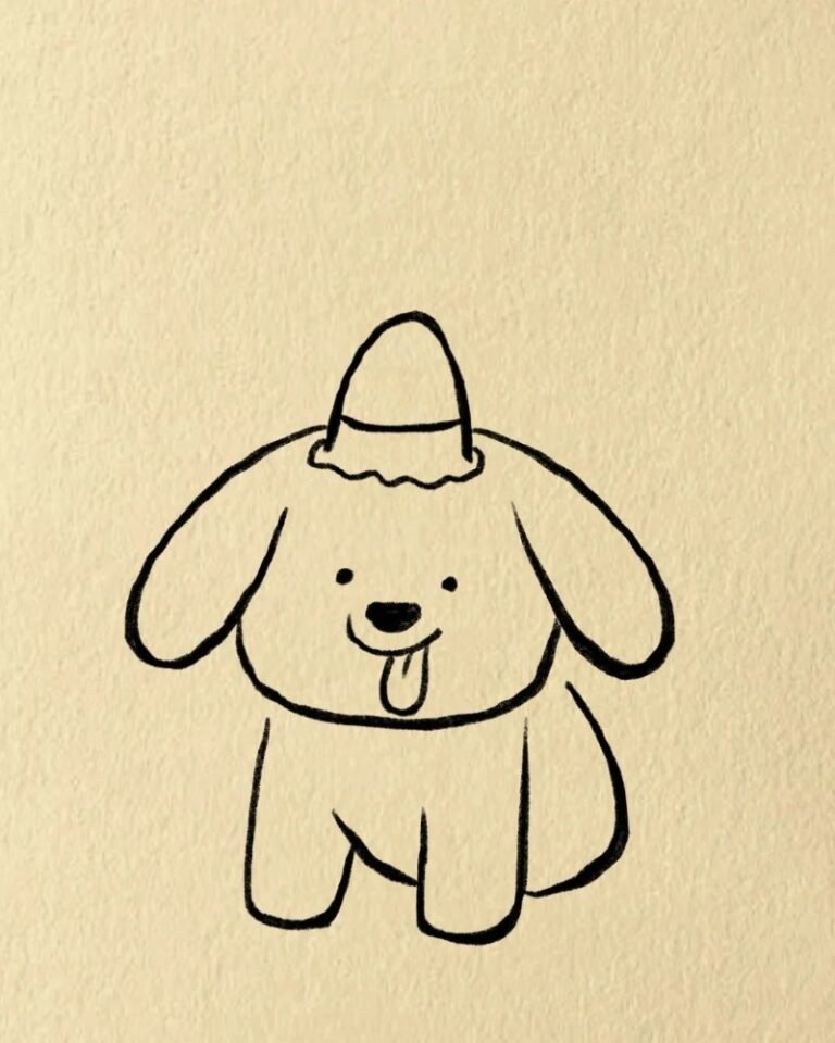 How to draw a Pug in 6 Simple and cute steps