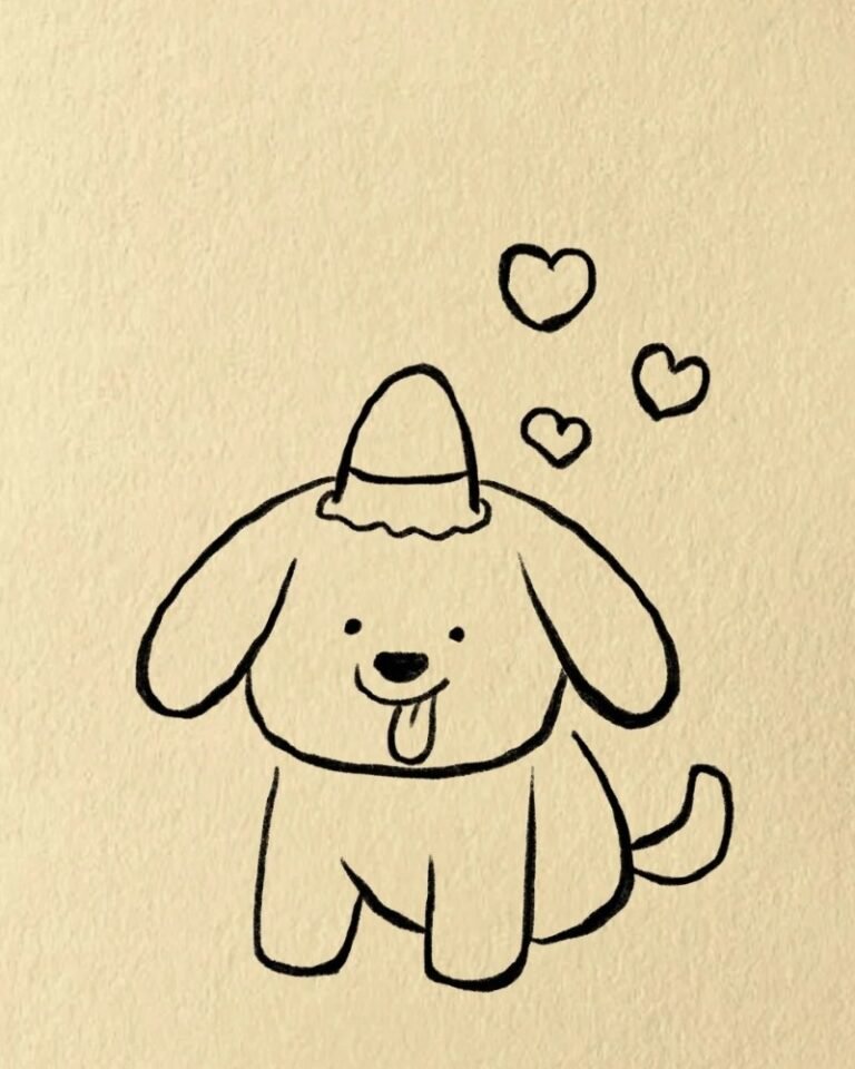 How to draw a Pug in 6 Simple and cute steps