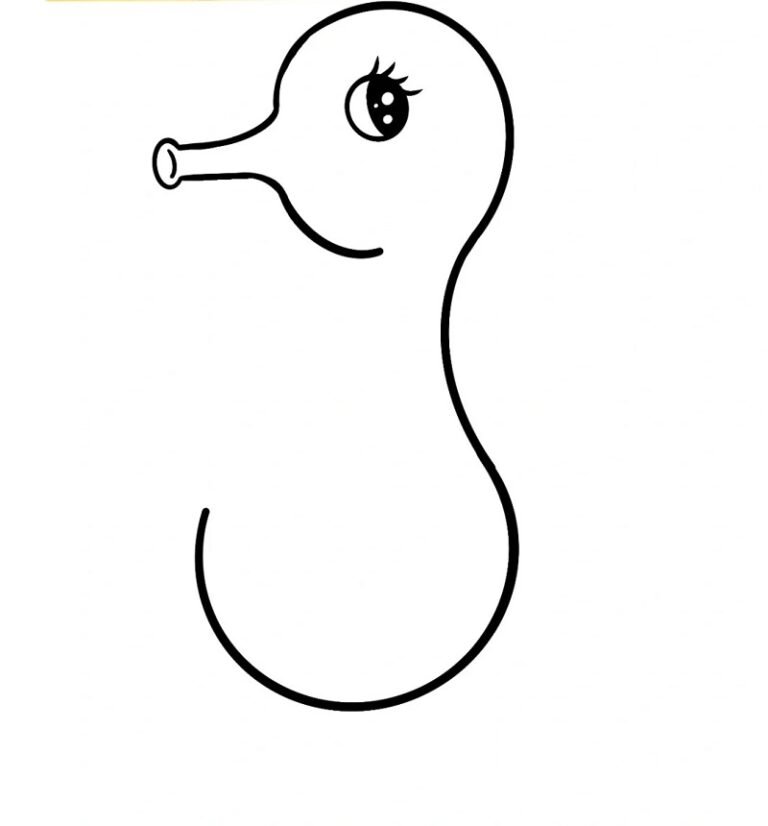 4+ fast ways to learn how to draw a Seahorse like a pro