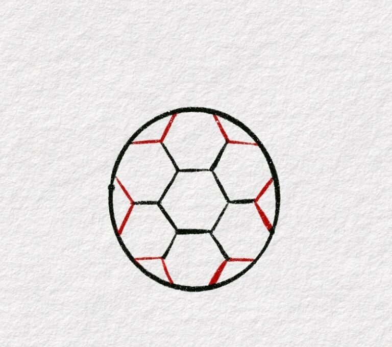 Top 6+ cool tips for how to draw soccer ball for beginners