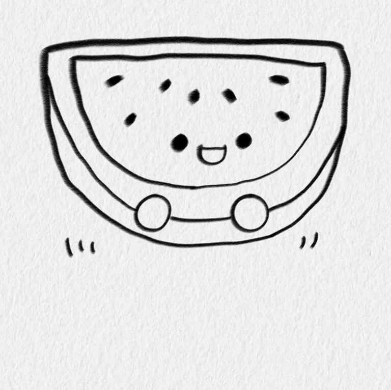 Top 6 creative ideas on how to draw a watermelon slice
