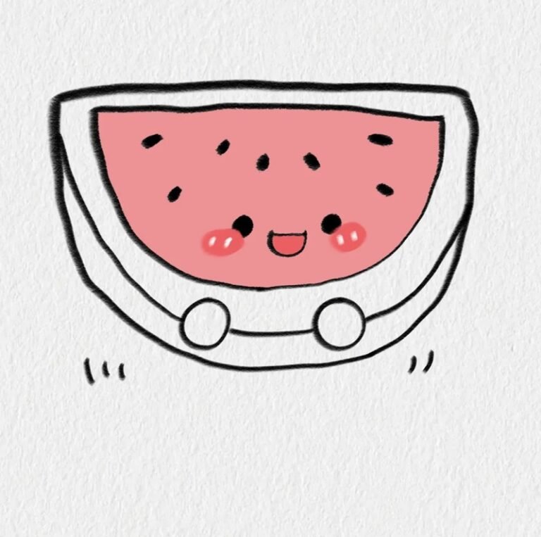 Top 6 creative ideas on how to draw a watermelon slice