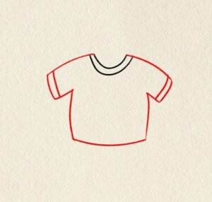 How to draw a shirt in 4+ styles that stand out on paper