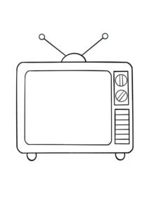 How to draw a tv in 7 simple and fun drawing stages