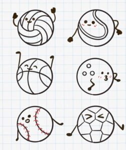 The 6+ step guide on how to draw a Volleyball for beginners