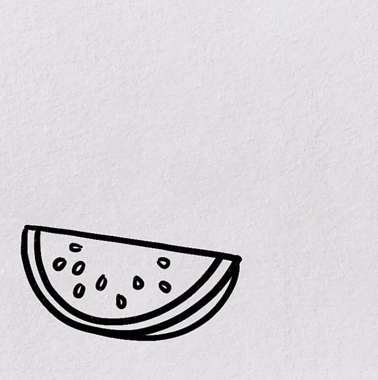 Top 6 creative ideas on how to draw a watermelon slice