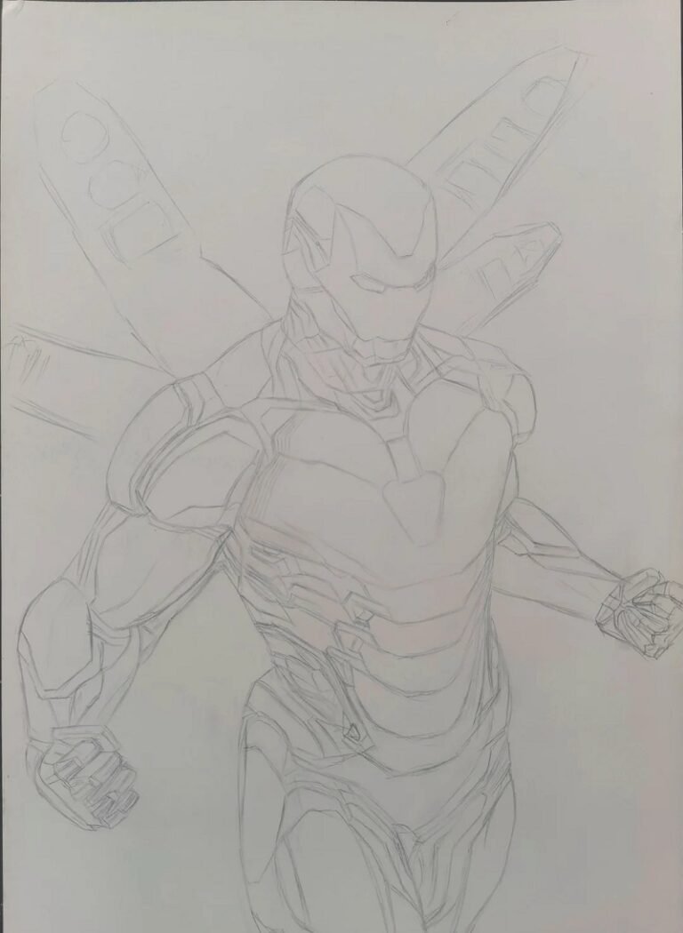 How to draw Iron Man in 8 simple stages for young Marvel fans