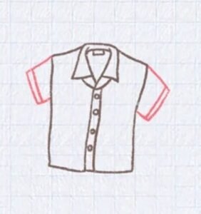 How to draw a shirt in 4+ styles that stand out on paper