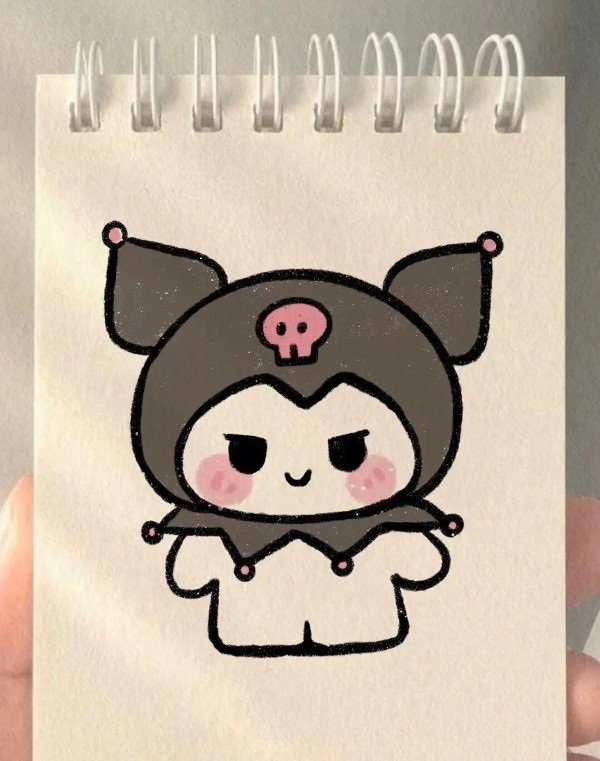 Top 7+ tips for how to draw Kuromi with cute expressions