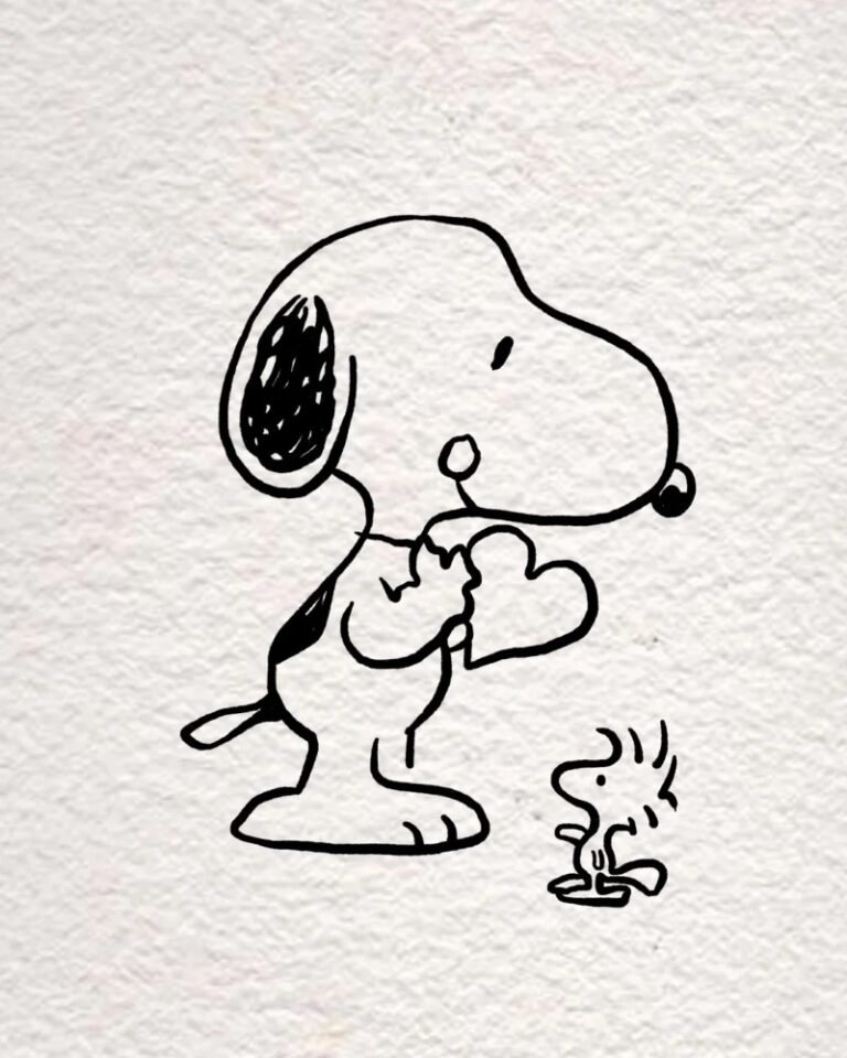 How to draw Snoopy with emotion in 6 stylish ways