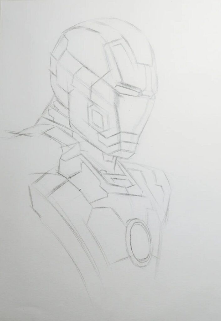 How to draw Iron Man in 8 simple stages for young Marvel fans