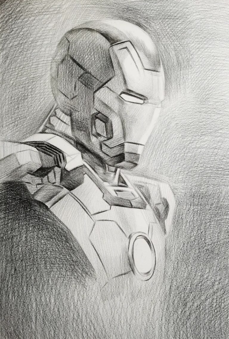How to draw Iron Man in 8 simple stages for young Marvel fans