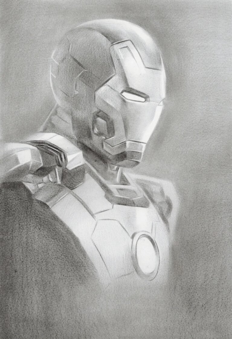How to draw Iron Man in 8 simple stages for young Marvel fans