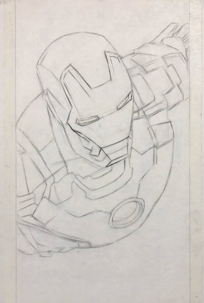 How to draw Iron Man in 8 simple stages for young Marvel fans