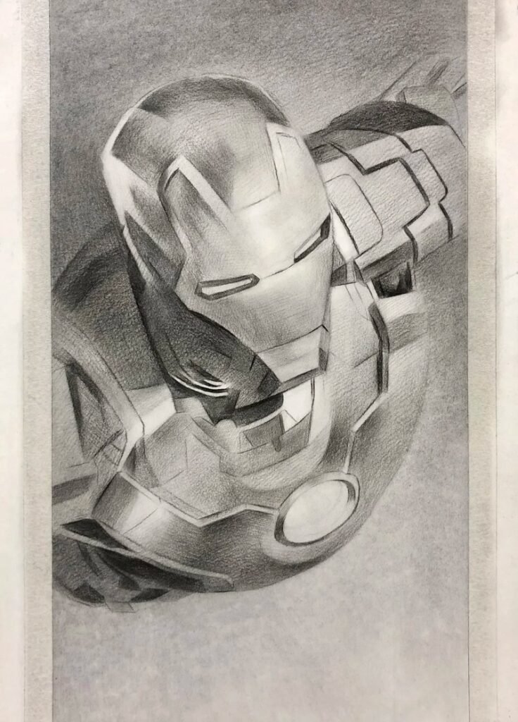 How to draw Iron Man in 8 simple stages for young Marvel fans