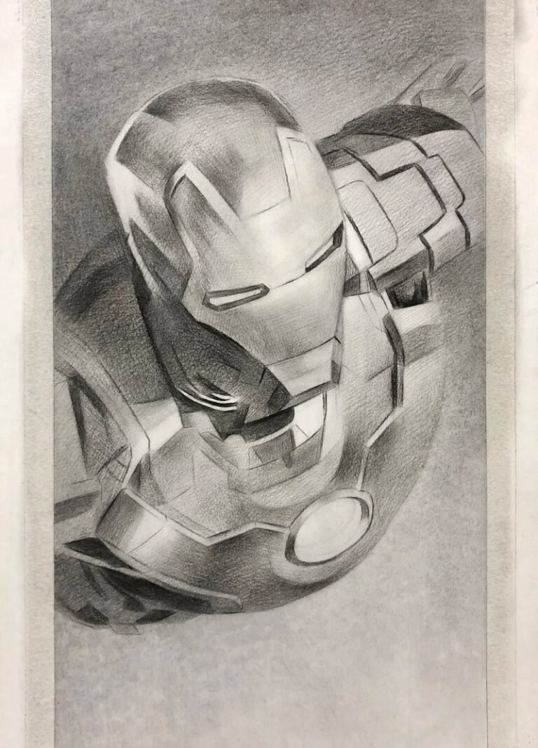 How to draw Iron Man in 8 simple stages for young Marvel fans