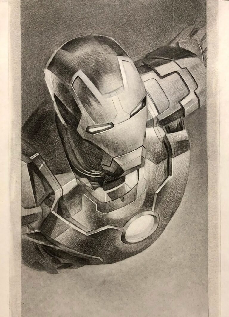 How to draw Iron Man in 8 simple stages for young Marvel fans