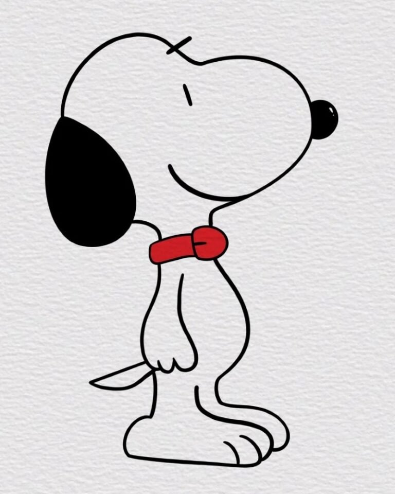 How to draw Snoopy with emotion in 6 stylish ways