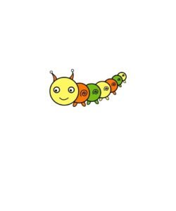 4 quick lessons to try how to draw a worm by hand